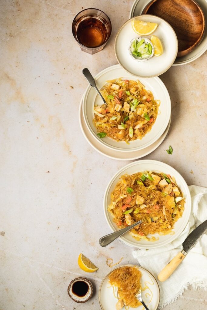A Low carb Filipino Pancit Recipe Stem Spoon