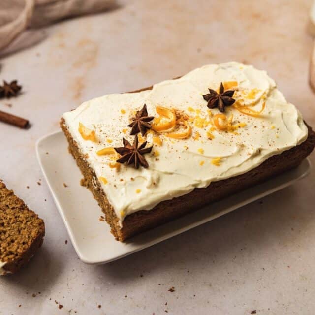 Keto Gingerbread Loaf (Gluten-Free, Dairy Optional) - Stem + Spoon